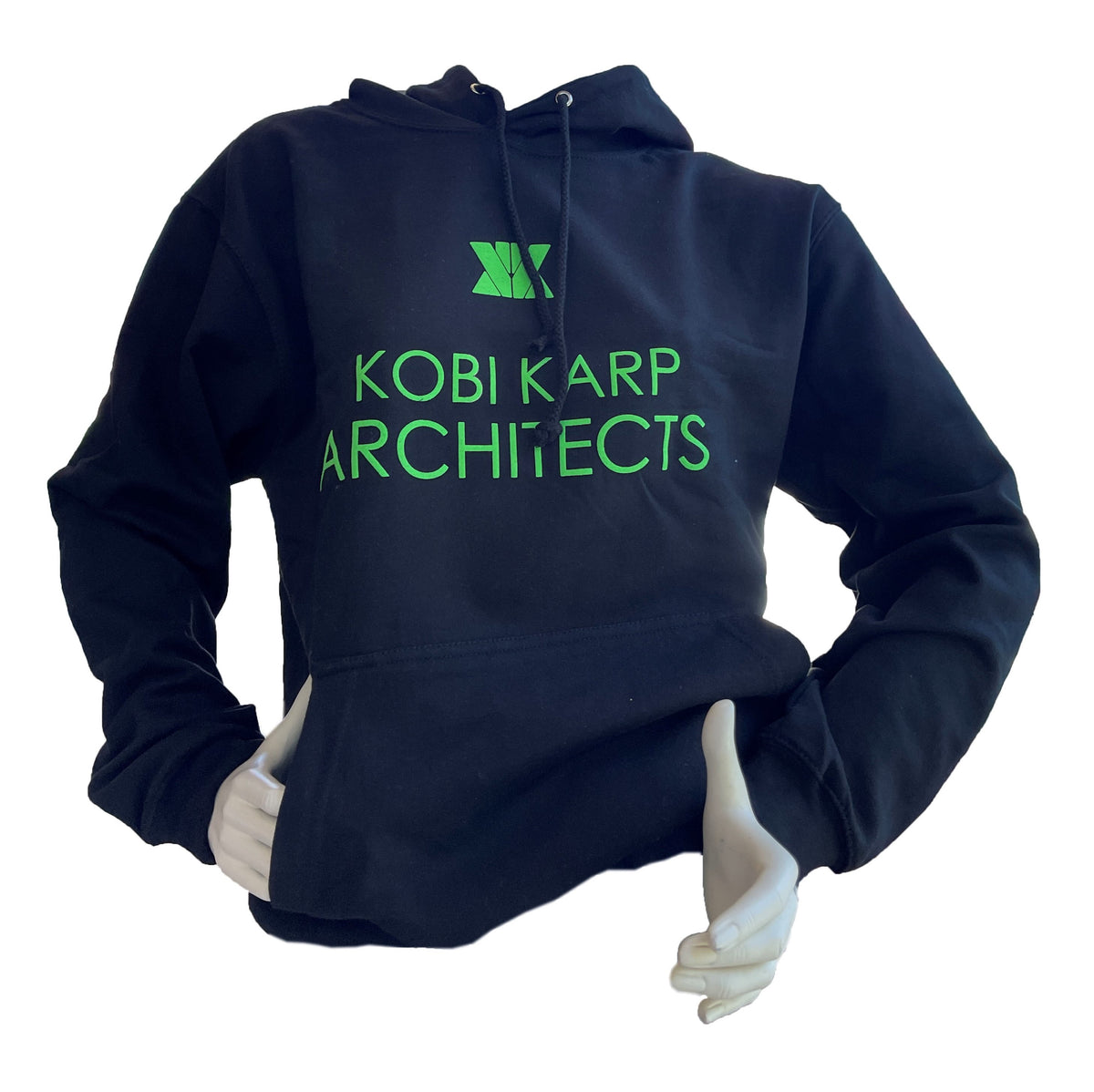 Kobi Karp Hoodie- Black + Lime Green – Kobi Karp Architecture